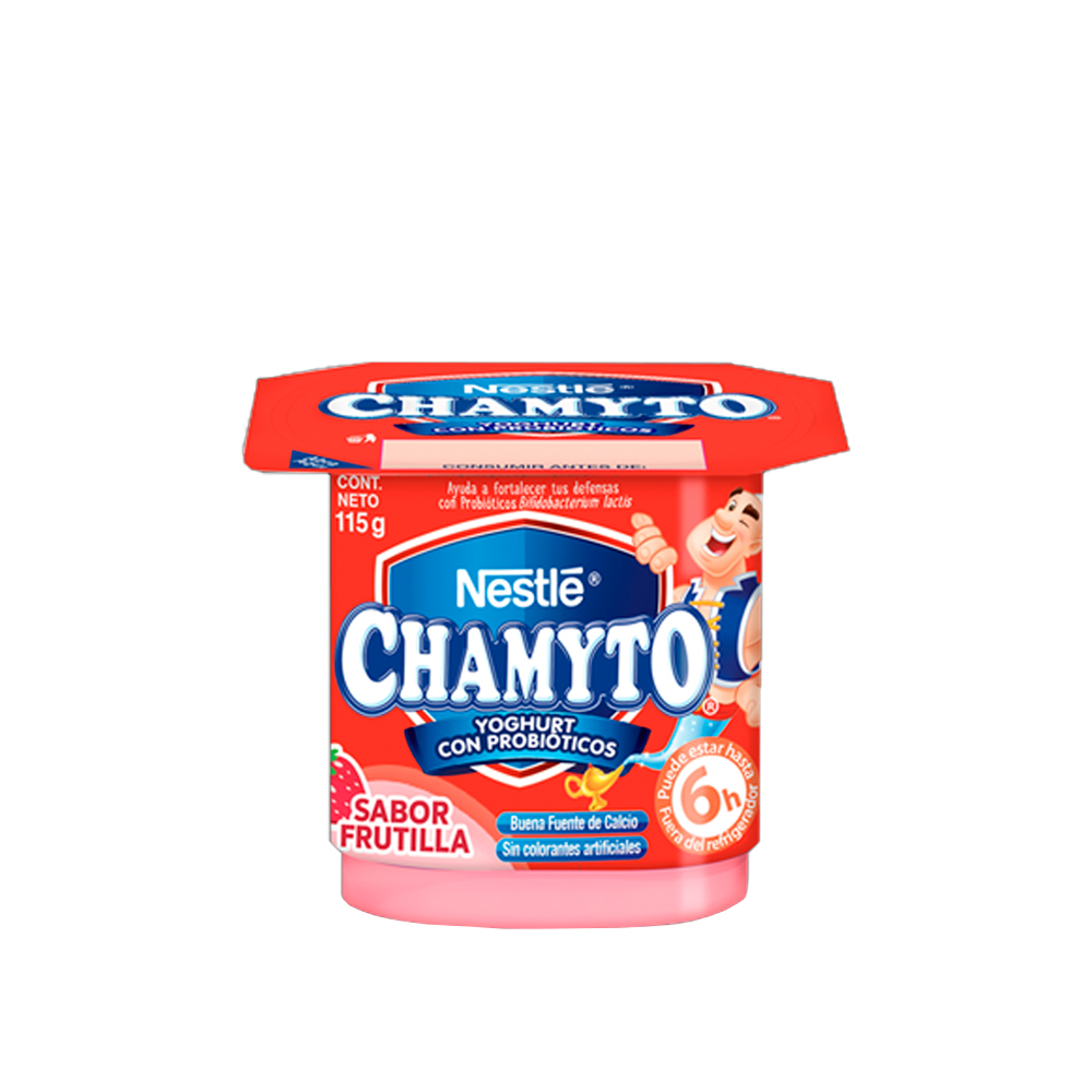 Super El Trebol - Yogurt Chamyto Frutilla 115 gr