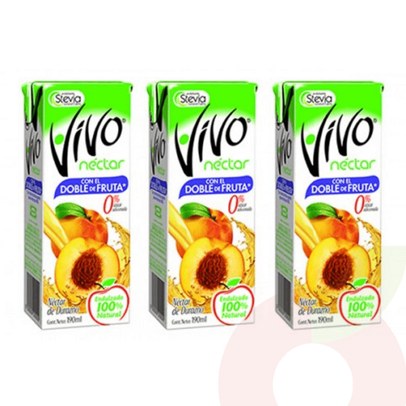 Néctar Durazno Vivo 190Ml 4 Unidades - Supermercados Eltit