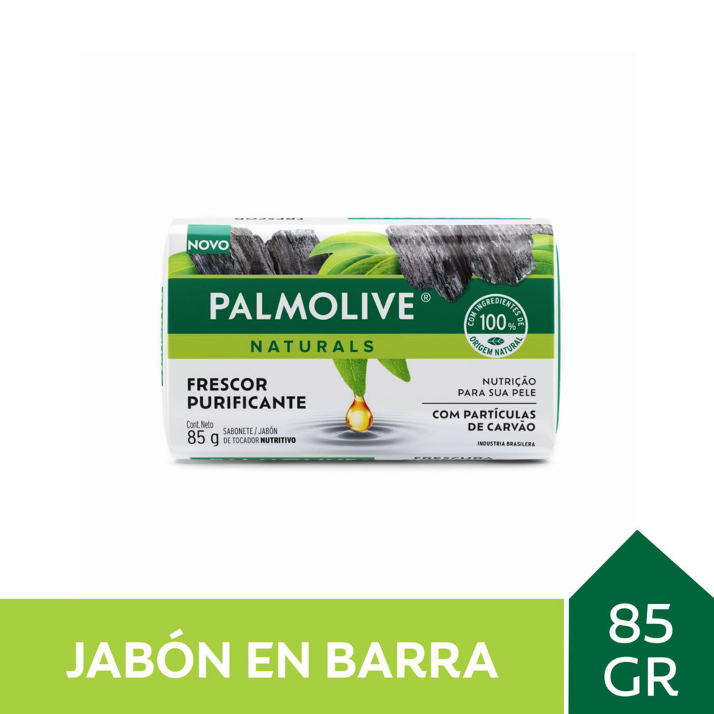 Liqui - Palmolive Jabón Barra Purificante Carbón 85g